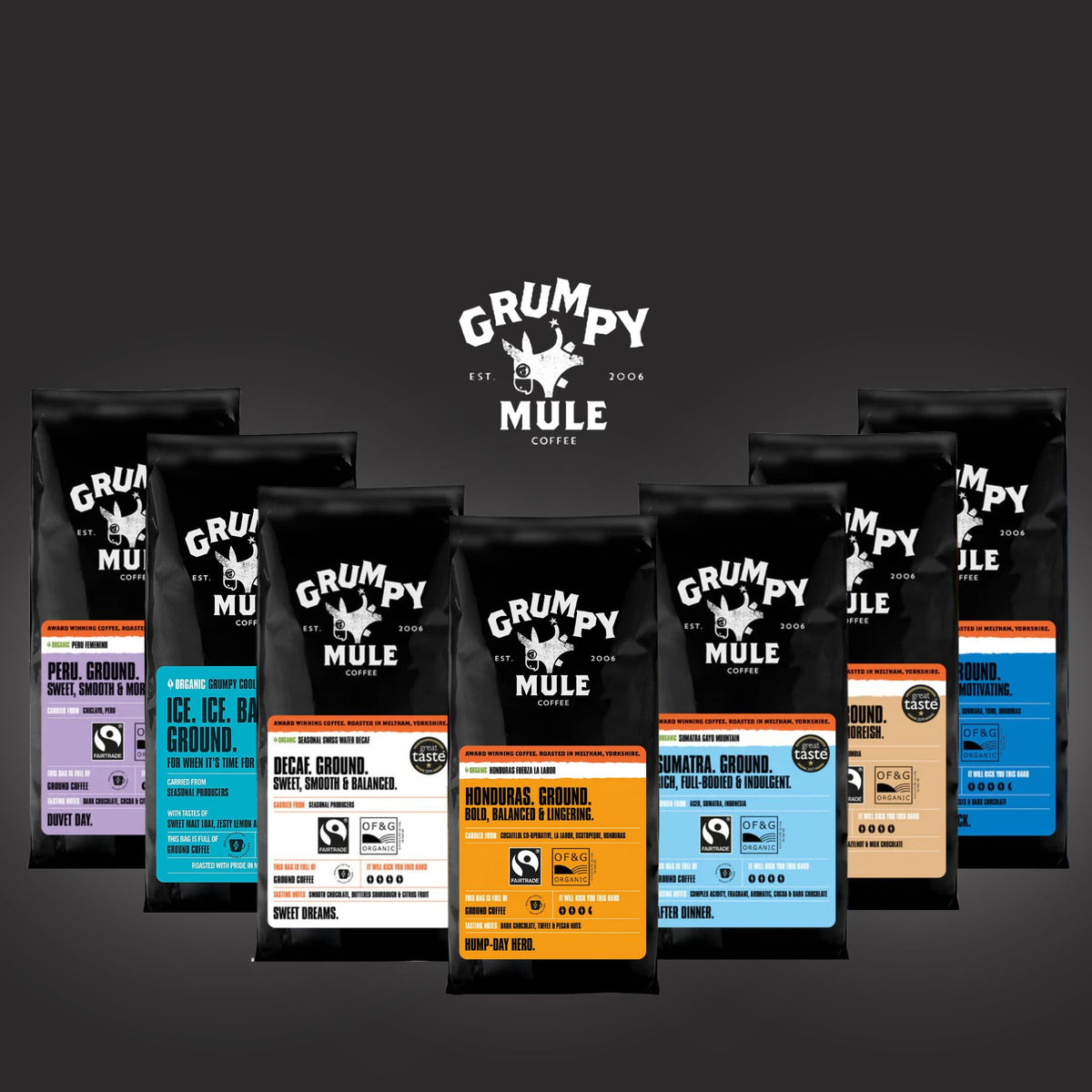 Grumpy Mule Organic Ground Coffee – Atasco