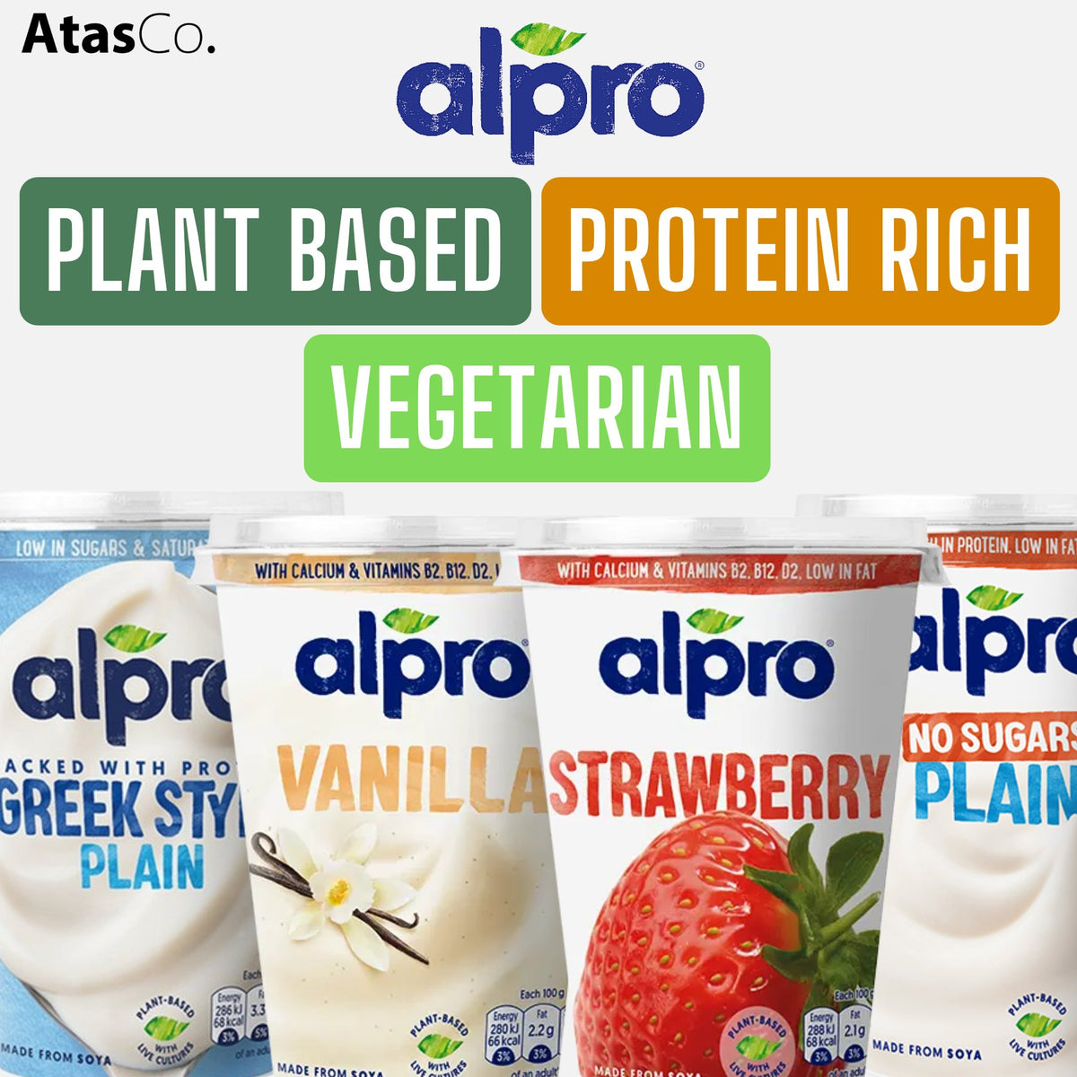 Alpro Plant based Yogurts – Atasco