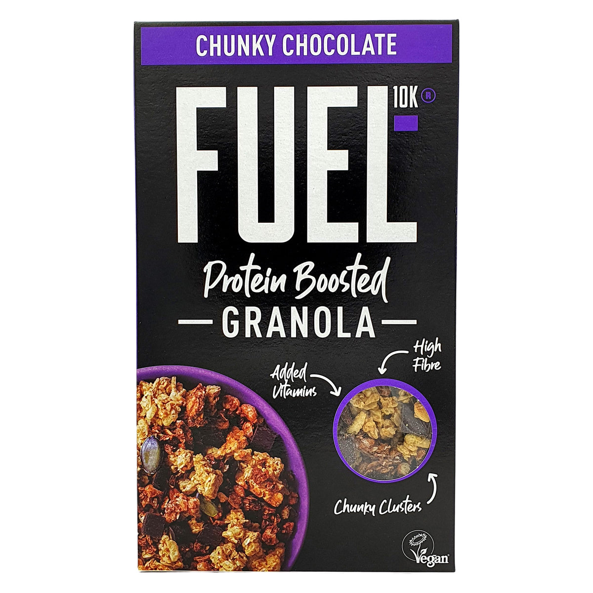 FUEL10K Chunky Chocolate Protein Boosted Granola – Atasco