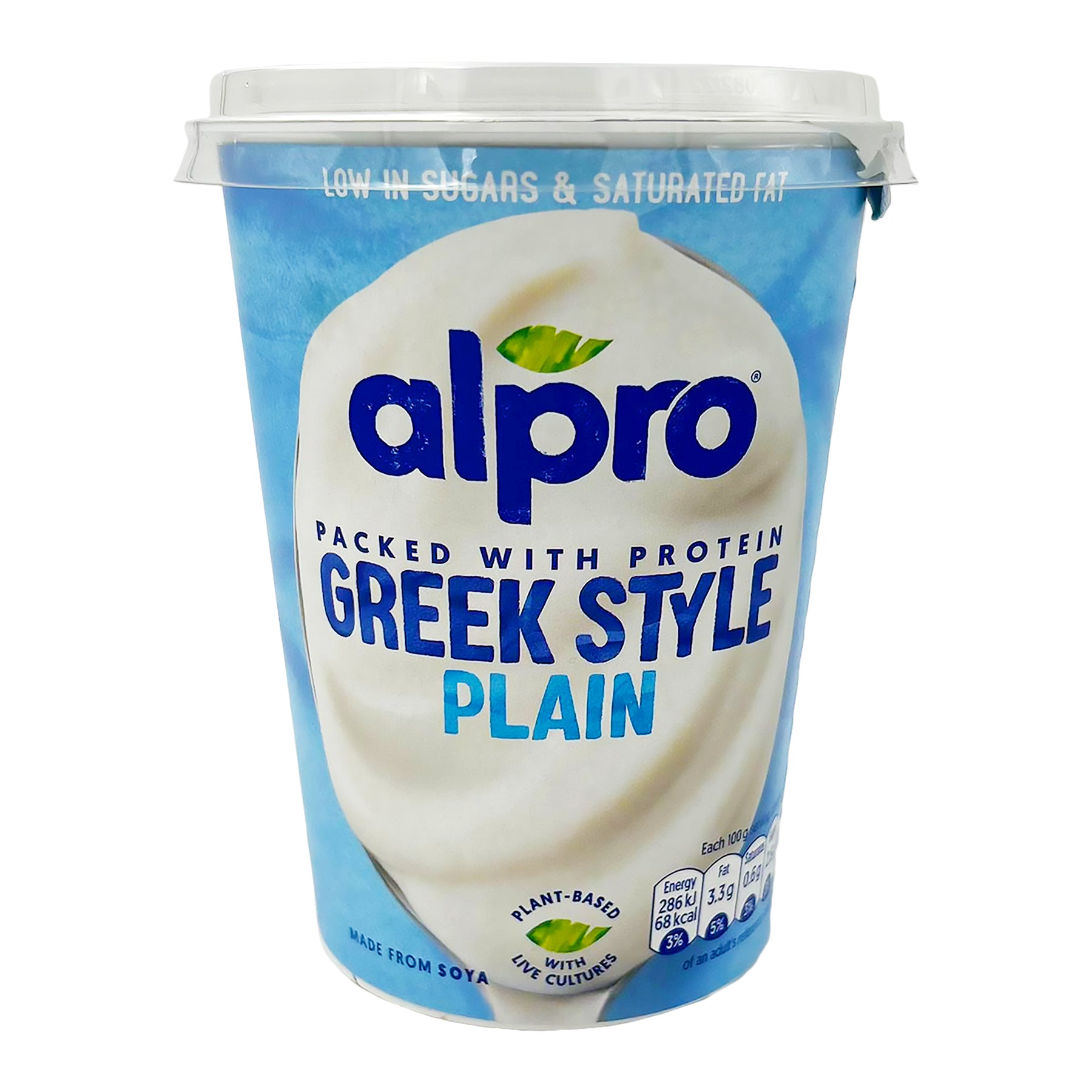 Alpro Greek Style Plain Natural Yoghurt 400g – Atasco