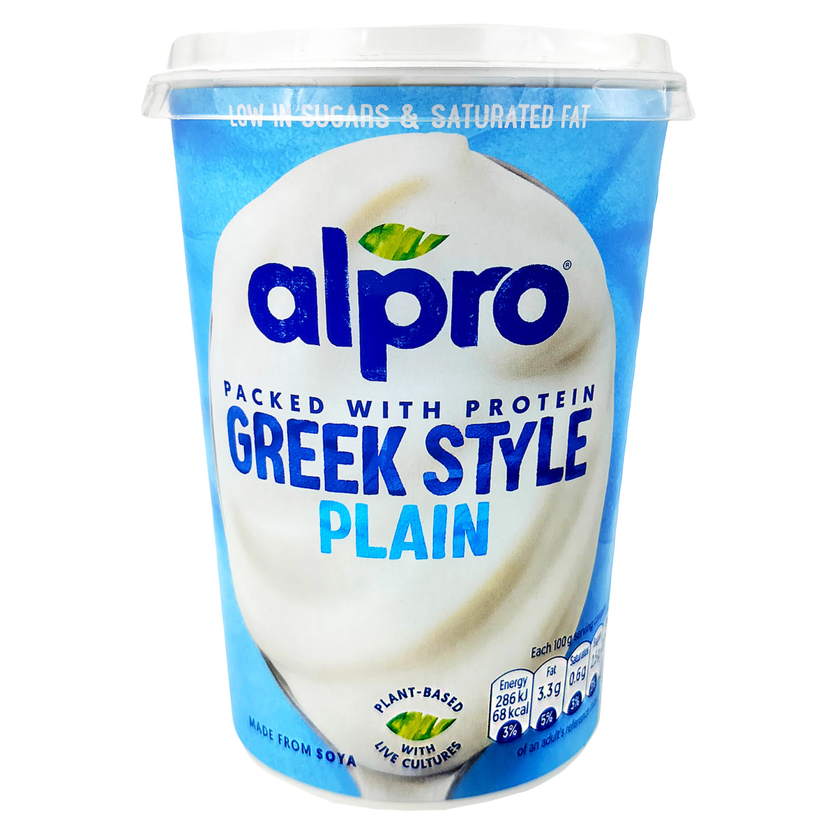 Alpro Greek Style Plain Natural Yoghurt 400g – Atasco