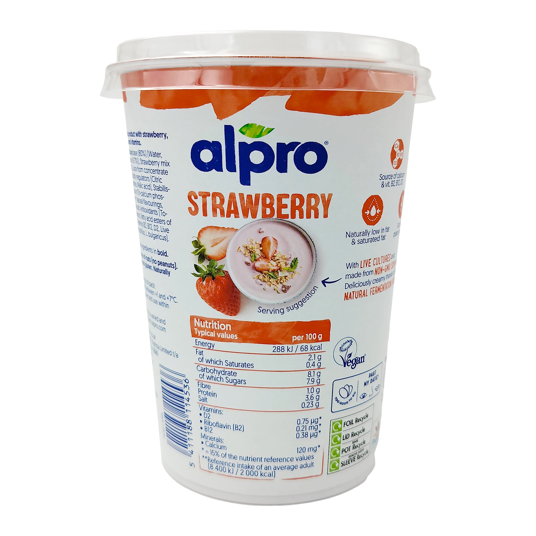 Alpro Strawberry Yoghurt 500g – Atasco