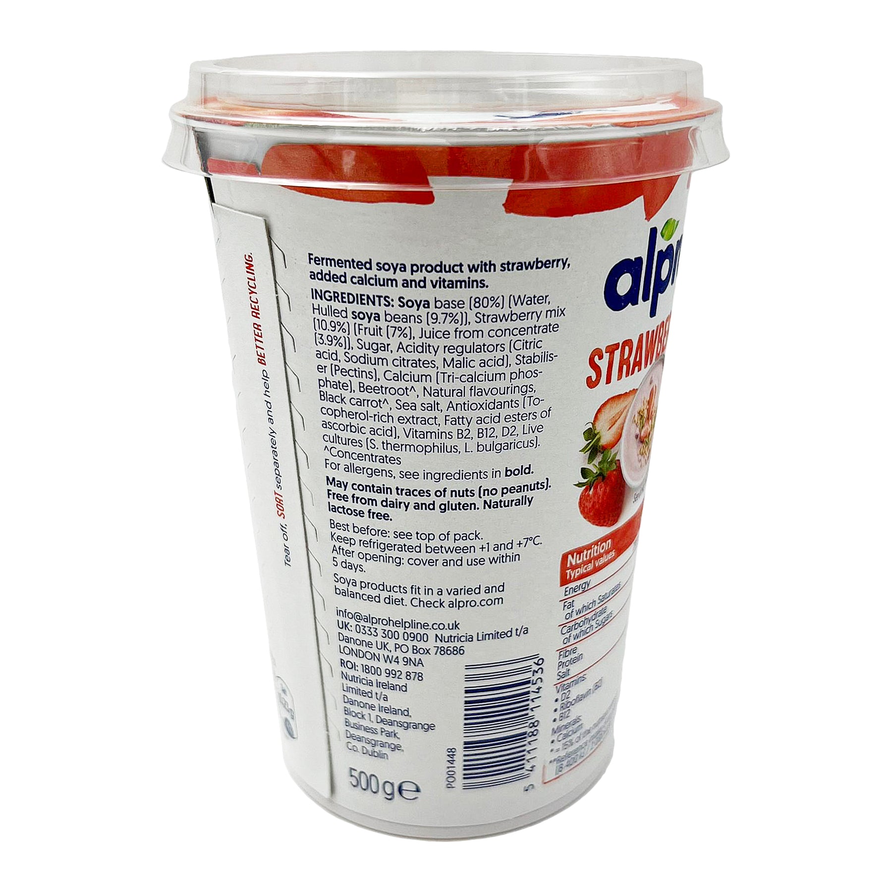 Alpro Strawberry Yoghurt 500g – Atasco