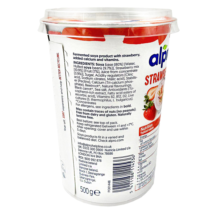 Alpro Strawberry Yoghurt 500g – Atasco