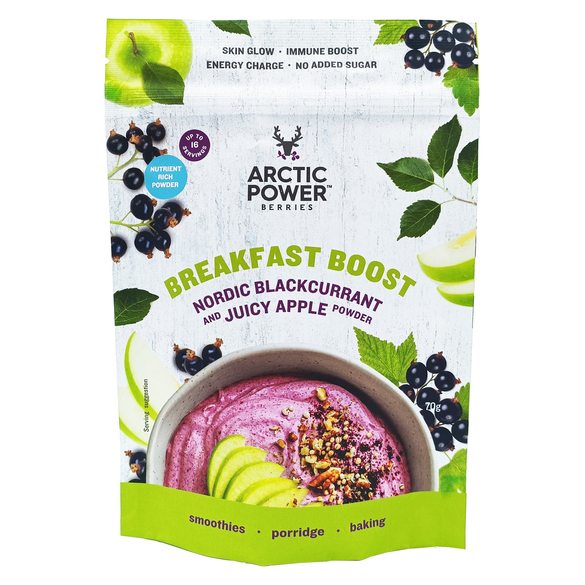 Arctic Power Berries Vegan Nordic Blackcurrant and Apple Powder – Atasco