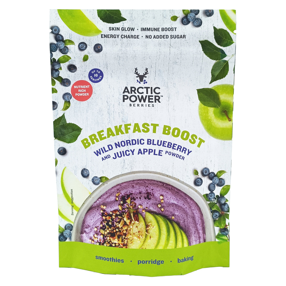 Arctic Power Berries Vegan Wild Nordic Blueberry and Apple Powder – Atasco