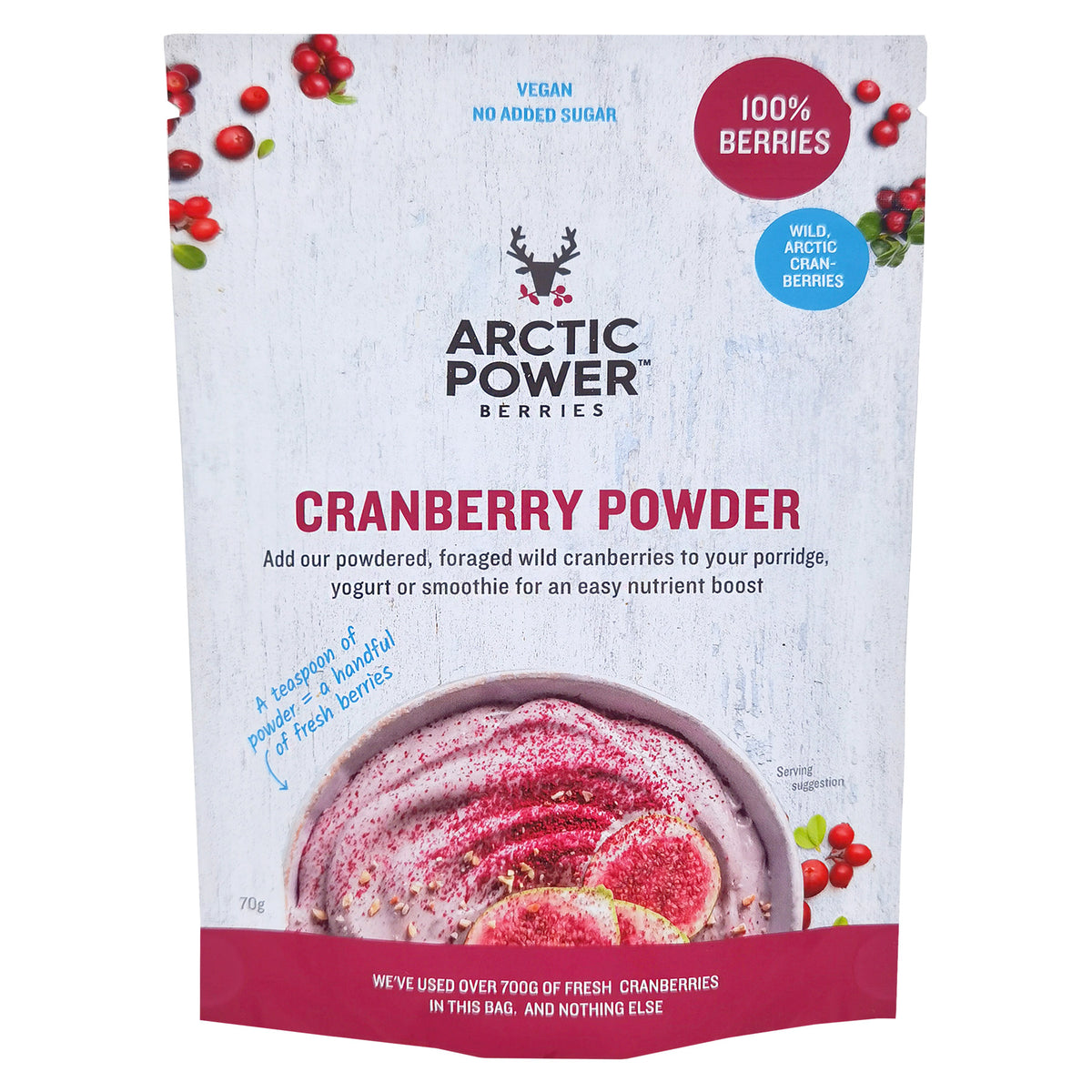 Arctic Power Berries Vegan and Gluten Free Cranberry Powder – Atasco