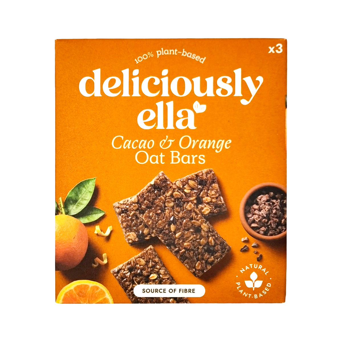 Deliciously Ella Cacao & Orange Oat Bars Multipack (3X50g) – Atasco
