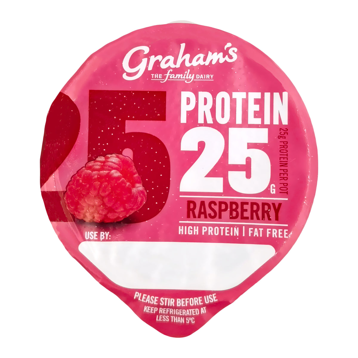 Grahams Family Dairy High Protein 25 Raspberry Yogurt – Atasco