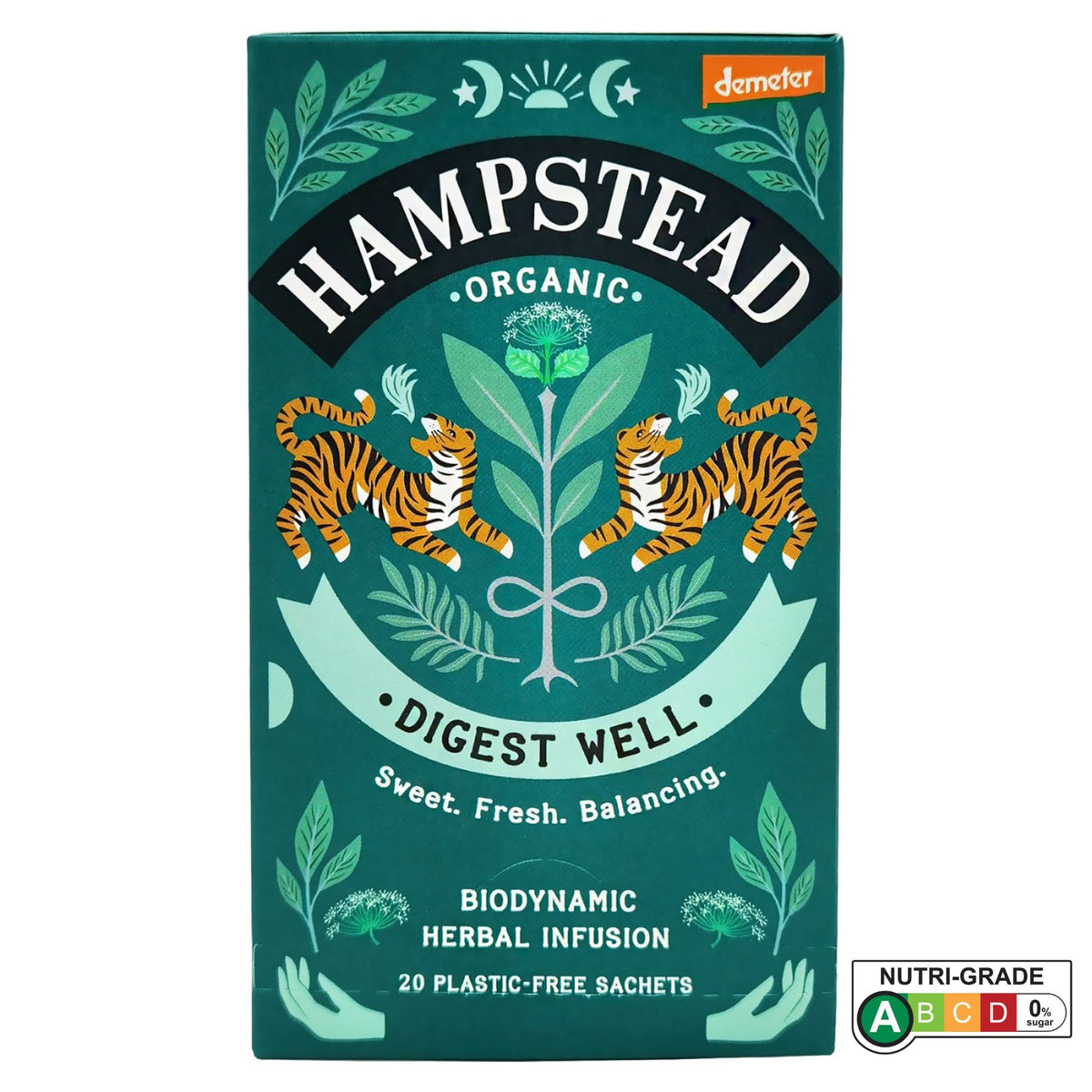 Hampstead Tea Organic Biodynamic Digest Well Tea Bags – Atasco