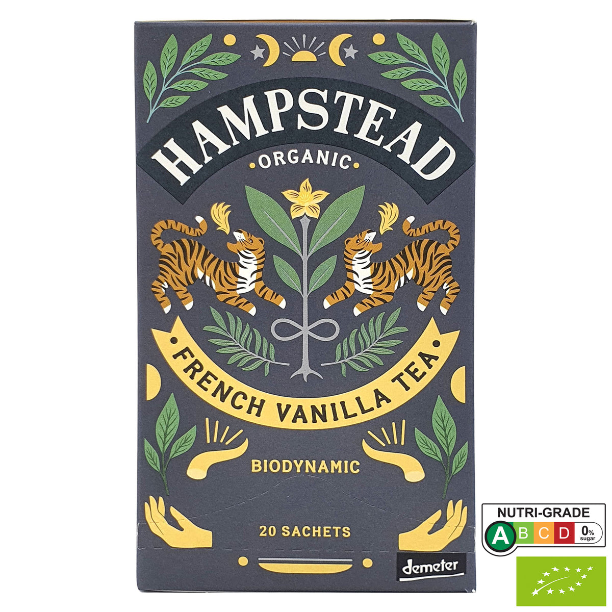 Hampstead Tea Organic Biodynamic French Vanilla Tea Bags – Atasco