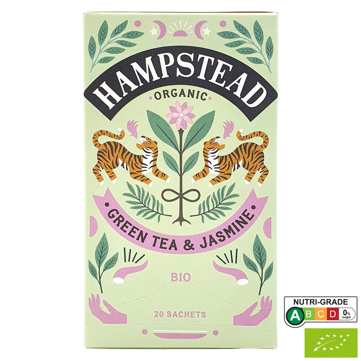 Hampstead Tea Organic Green Tea and Jasmine Tea Bags – Atasco
