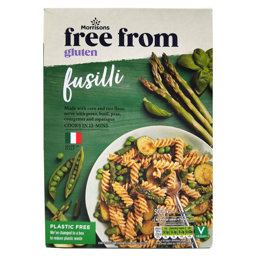 Morrisons Free from Gluten Fusilli Pasta 500g – Atasco