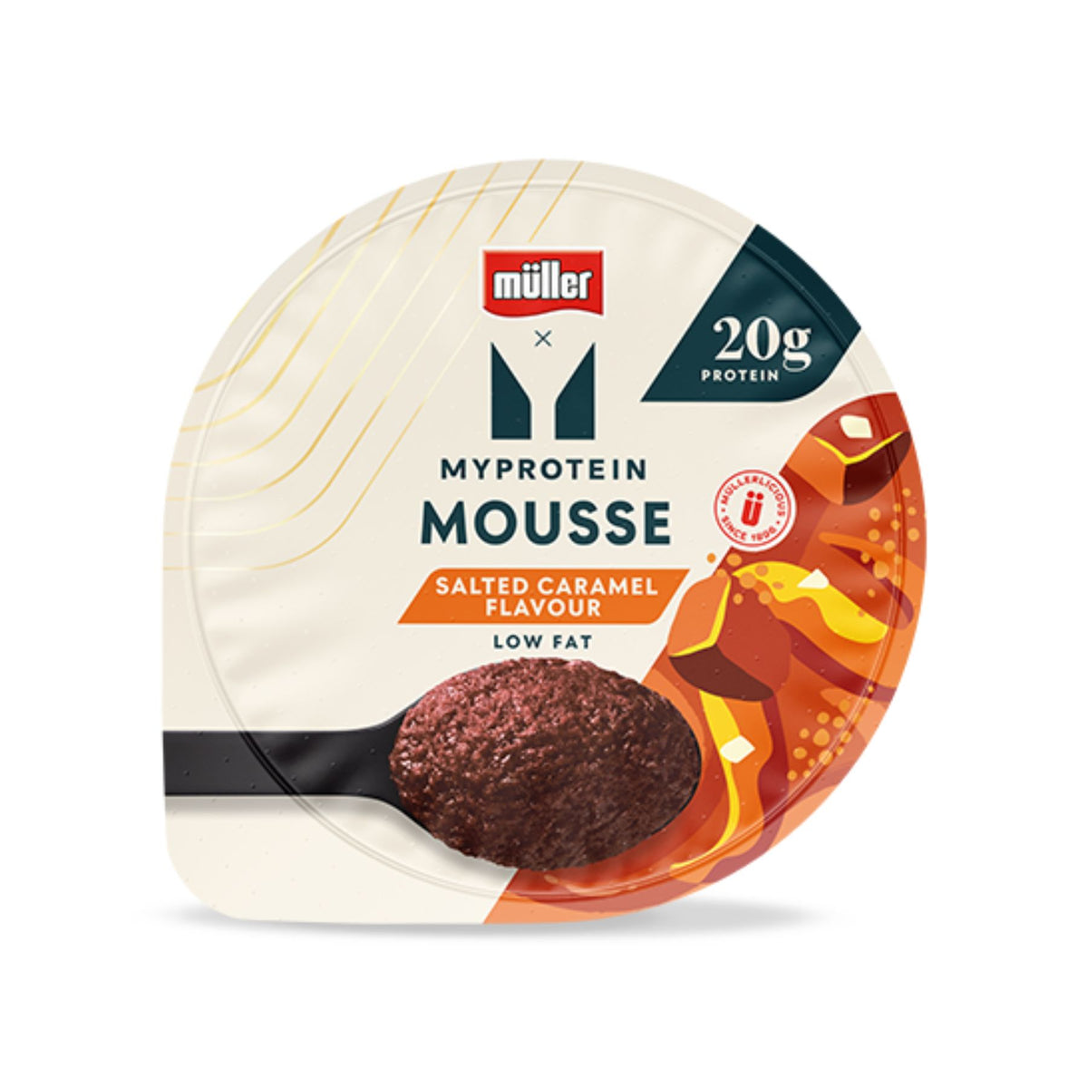 Muller x MyProtein Salted Caramel Protein Mousse – Atasco