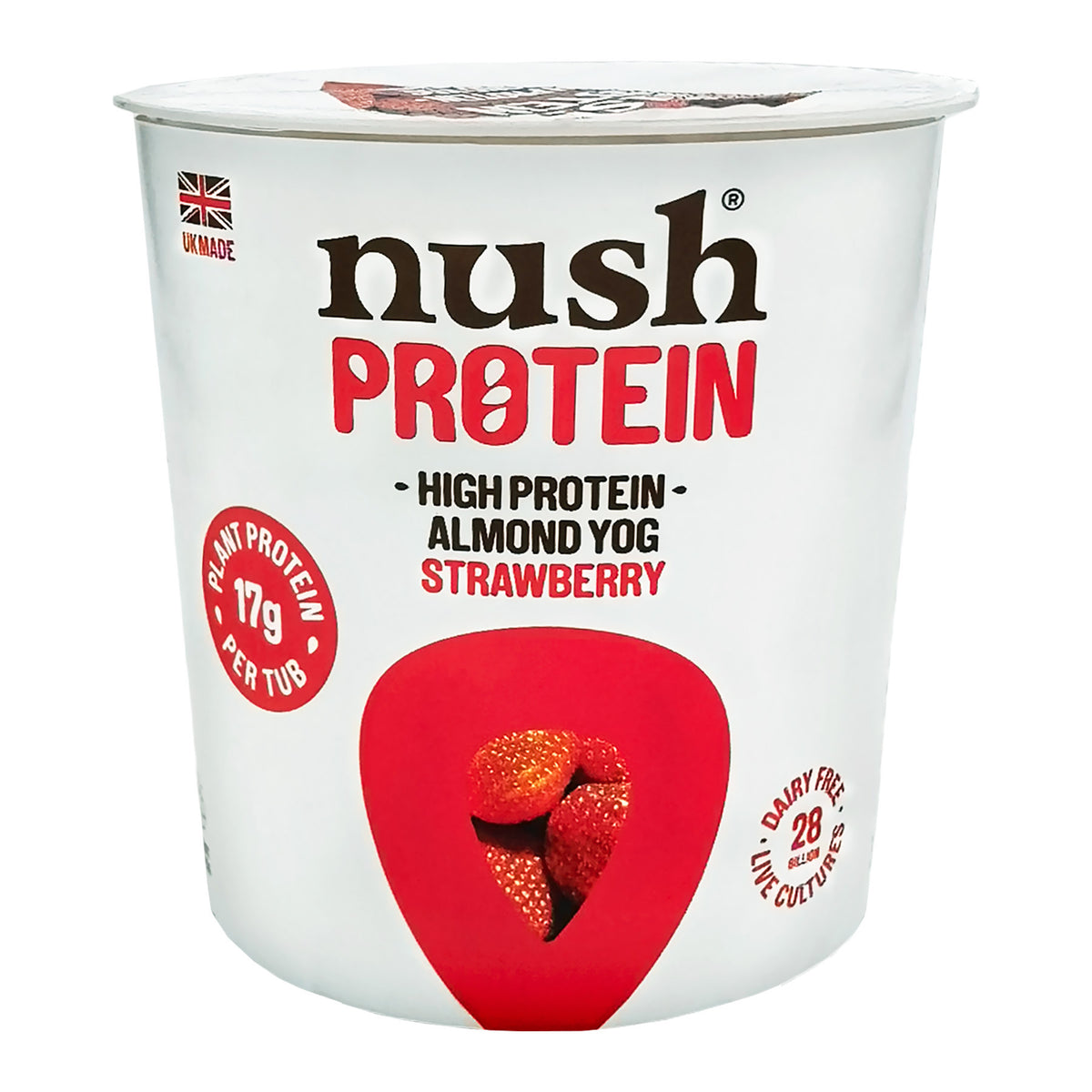 Nush Strawberry High Protein Almond Yogurt Vegan and Dairy Free – Atasco