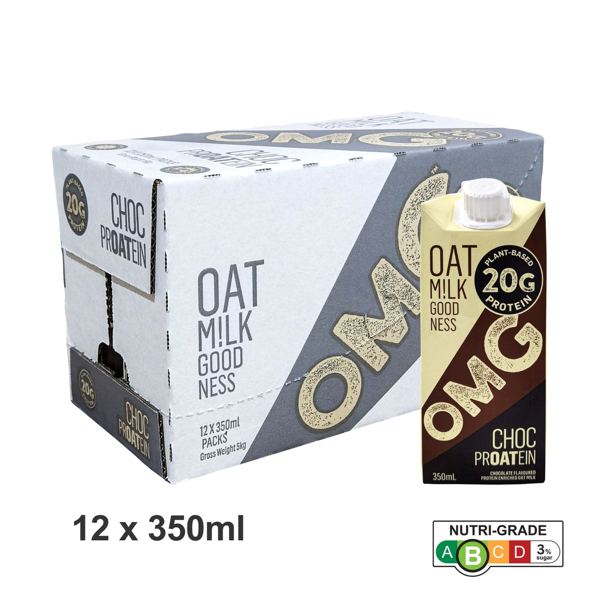 [20g Protein] OMG Oat Milk Goodness Barista Chocolate Protein Oat Milk ...