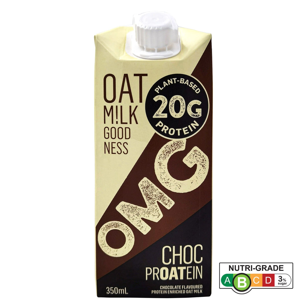 OMG Barista Chocolate PrOATein: 20G Plant Protein Oat Milk Shake – Atasco