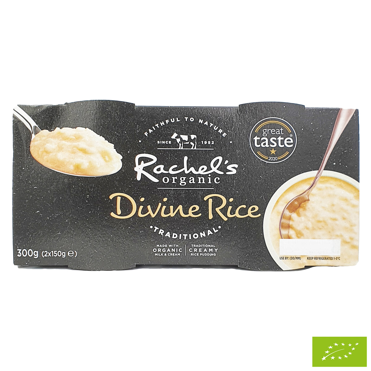 Rachel's Organic Twin Traditional Creamy Rice Pudding Twinpack 2X150G ...