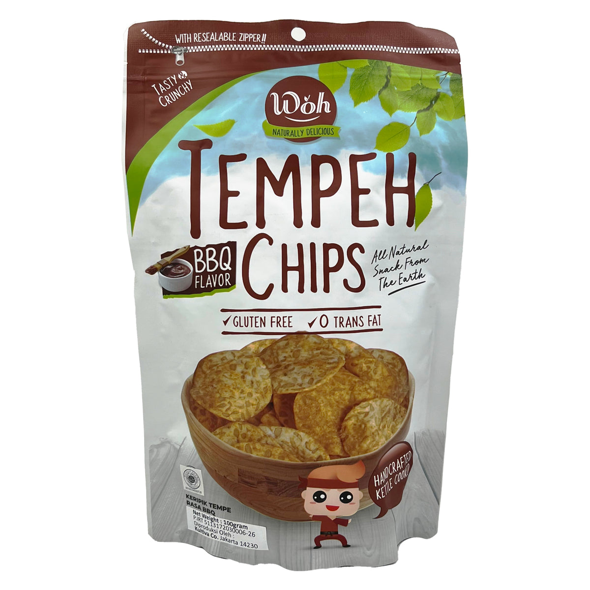 Woh Handcrafted Tempeh Chips Bbq By Shears – Atasco