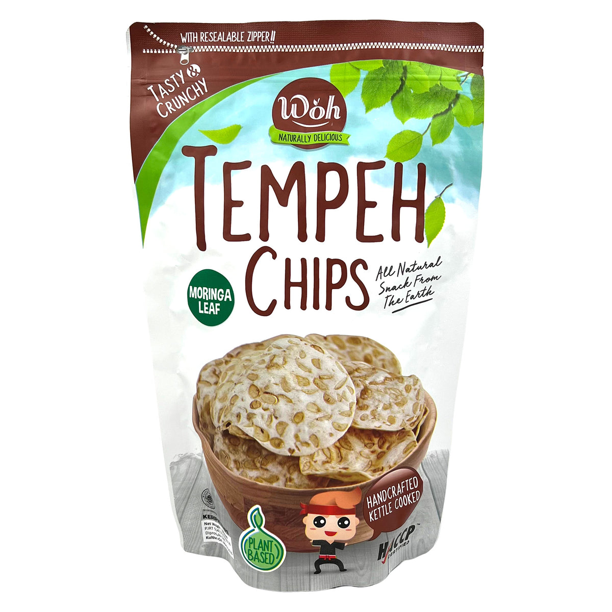 Woh Handcrafted Tempeh Chips Moringa Leaf By Shears – Atasco