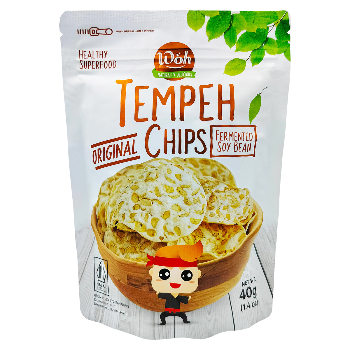 Woh Handcrafted Tempeh Chips Original by Shears – Atasco