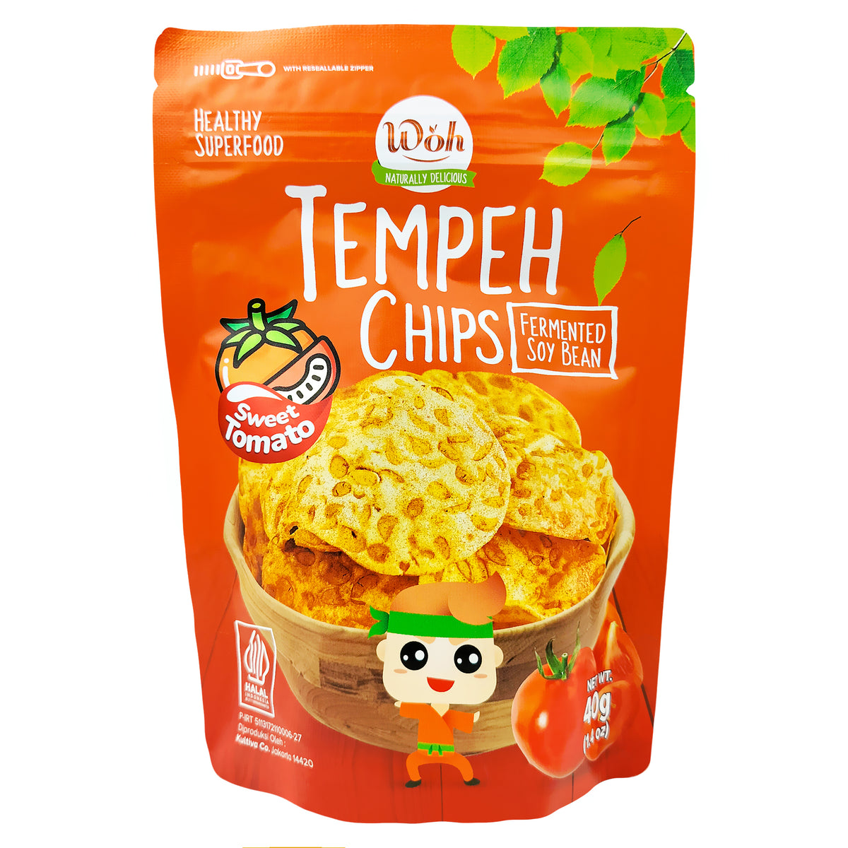 Woh Handcrafted Tempeh Chips Sweet Tomato by Shears – Atasco