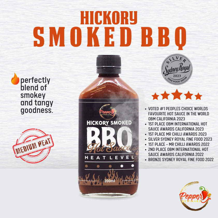Pepper By Pinard Hickory Smoked BBQ Sauce 200ml – Atasco